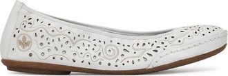 Rieker Ballerinas 41460-80 Wei&szlig;