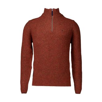Fynch-Hatton Homme, Pulls, Rouge, Taille: S Pull Troyer Rouge Fynch-Hatton