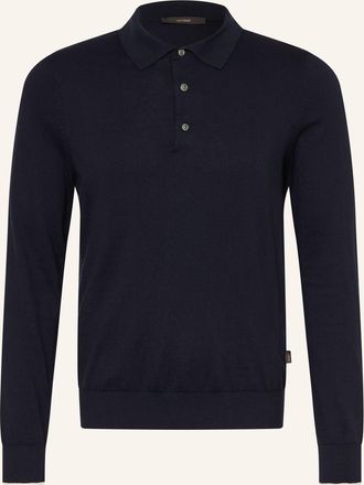 Windsor Windsor. Strick-Poloshirt Cashmilo blau