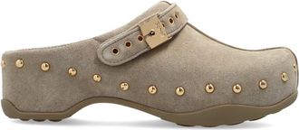 Scholl Suede Mules Pescura Phoebe - - Shoes - Damen - Beige - 39 EU