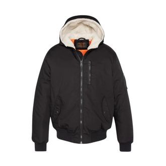 Schott NYC Schott Nyc, Homme, Vestes, Noir, Taille: S Veste &agrave; Capuche Doubl&eacute;e en Molleton