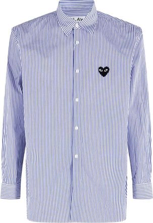 Comme Des Gar&ccedil;ons Homme, Chemises, Bleu, Taille: M Shirt Black Emblem