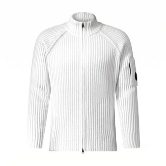 C.P. Company C.p. Company - Cardigans - Homme - Pulls - Blanc - Taille: L