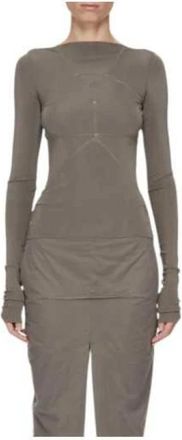 Rick Owens Femme, Tops, Gris, Taille: 36 FR Temple Top