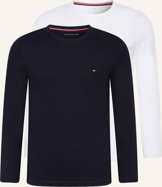 Tommy Hilfiger 2er-Pack Longsleeve blau