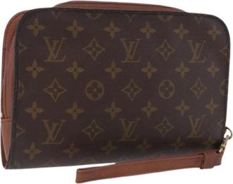 Louis Vuitton Pre-owned Monogram Canvas Clutch - Femme - Pre-owned - Brun - Taille: ONE Size