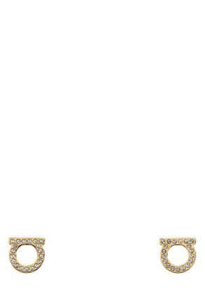 Ferragamo Crystaloro Earrings - Gold