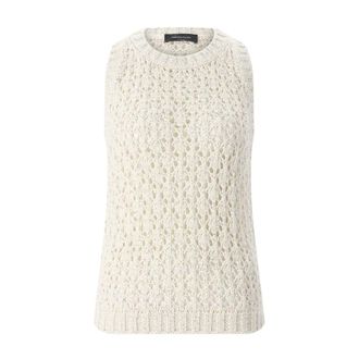 Fabiana Filippi Embellished Strickoberteil - - Tops - Damen - Wei&szlig; - 3XS