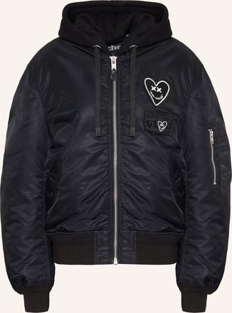 Schott NYC Schott Nyc Blouson Mit Abnehmbarer Kapuze schwarz