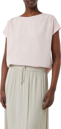 Comma Sweatshirt aus Modalmix mit Faltendetail