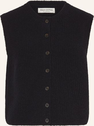 Marc O'Polo Marc Opolo Strickweste Aus Bouclé blau