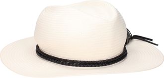 Max Mara Elves Chapeaux Femme Papier Tissu Blanc/Dirty Blanc