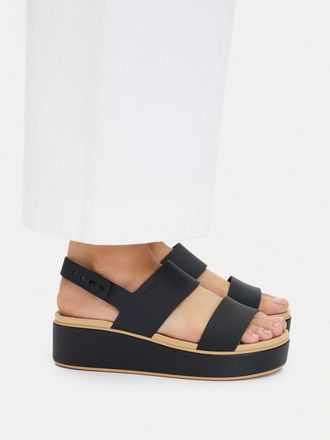 Crocs Sandalen Crocs Brooklyn Matte Wrap Low Wedge 211802 Schwarz