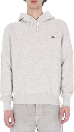 Autry Homme, Sweatshirts et sweats &agrave; capuche, Gris, Taille: XL Sweat &agrave; capuche