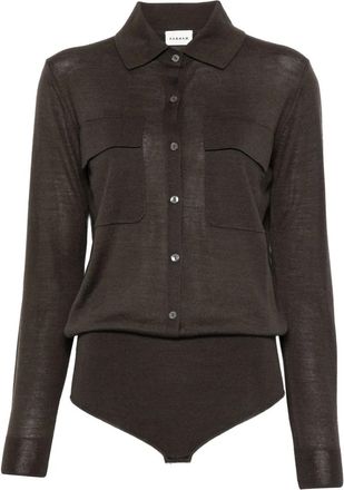 P.A.R.O.S.H. Geknöpftes Oberteil - Braun