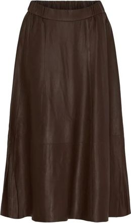 BTF-CPH Btfcph, Femme, Jupes, Brun, Taille: 48 FR Jupe Trap&egrave;ze