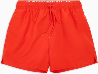 Emporio Armani Herren Mid Boxer Badehose, Red.com, S 7-9
