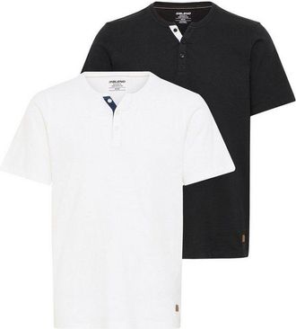 Blend T-Shirt BHHoley (2-tlg) 2er Pack Klassisches Grandad T-Shirt