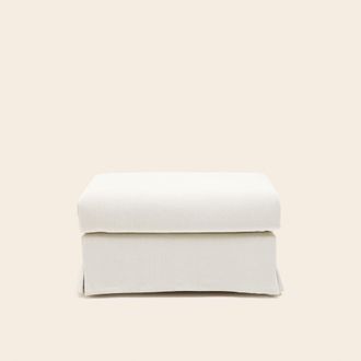 Madura Pouf Claribel Barbate Ivoire - ECRU