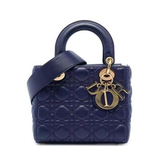 Dior Pre-owned Lady Quilted Handbag - - Pre-owned - Damen - Blau - ONE SIZE