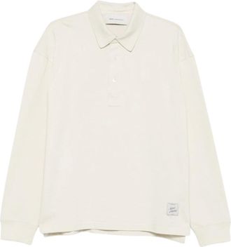 Ami Polo Heritage - Homme - Tops - Beige - Taille: M
