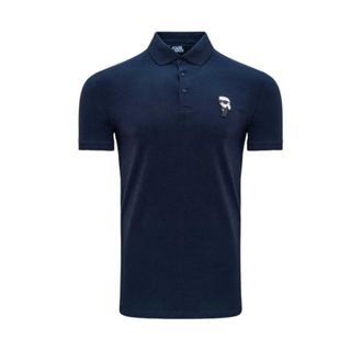 Karl Lagerfeld Homme, Tops, Bleu, Taille: S Logo Polo