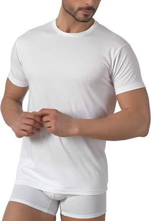 Baci & Abbracci Baci & Abbracci Lot de 3 Maillots en Coton bi-&eacute;lastique - Confort, Style et qualit&eacute; pour Hommes exigeants - Couleurs Assorties Noir Blanc