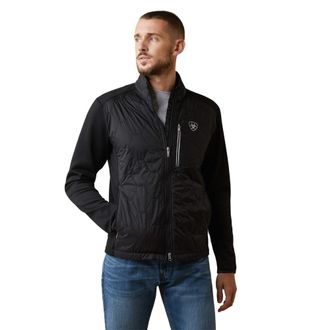 Ariat Mens Fusion Insulated Jacket Long Sleeve in Black, Size 2X-Large, by Ariat