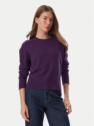 Tommy Hilfiger Pullover WW0WW51432 Violett Regular Fit