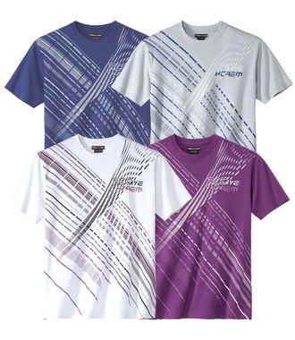 Atlasformen Sportmen T-Shirt 4er-Set - XXL