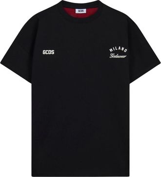 GCDS Gcds - T-shirt avec logo au dos - Homme - Tops - Noir - Taille: S