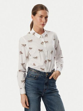 Barbour Hemd Brambles LSH1644MI96 Wei&szlig; Slim Fit