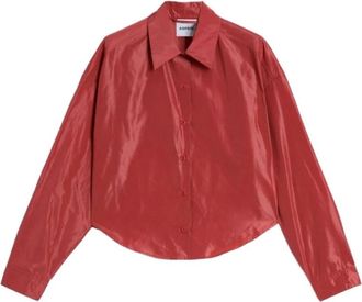Aspesi Femme, Blouses et Chemises, Rouge, Taille: 36 FR Aspesi Chemises