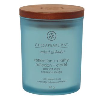 Chesapeake Bay Candle Chesapeake Bay - Duftkerze im Glas, Reflection & Clarity, Meersalz, Salbei, taufrisches Alpenvegelchen, Unisex