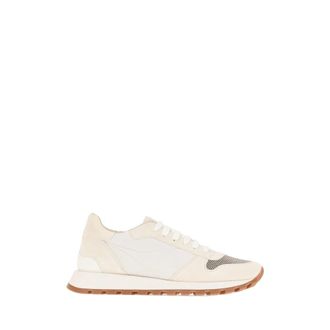 Brunello Cucinelli Monili Toe Runner - - Shoes - Damen - Wei&szlig; - 37 EU