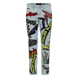 Philipp Plein Femme, Jeans, Bleu, Taille: W27 Boyfriend Jeans