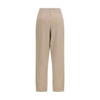 Brunello Cucinelli Womens Beige Cashmere Casual Pants