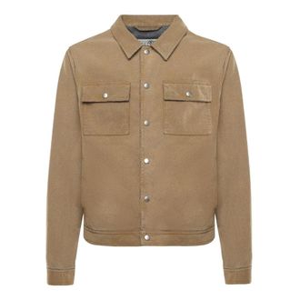 Maison Margiela Homme, Vestes, Beige, Taille: S Trucker Denim Jacket