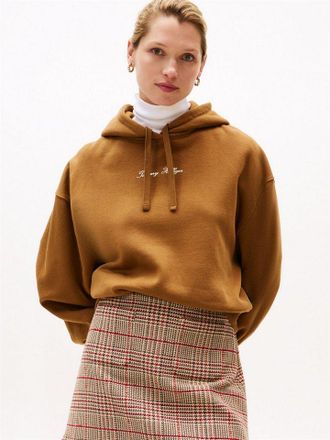 Tommy Hilfiger Kapuzensweatshirt CLASSIC SCRIPT FLEECE HOODIE