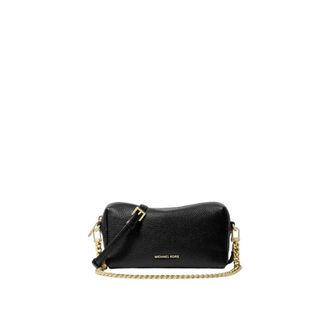 Michael Kors Bryant Petit Sac Bandouli&egrave;re en Cuir Grain&eacute; - Femme - Sacs - Noir - Taille: ONE Size
