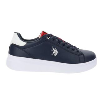 U.S.Polo Association Herren Sneakers aus Kunstleder - - Shoes - Herren - Blau - 42 EU