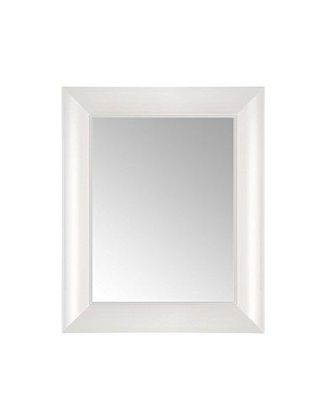 Kartell Francois Ghost, Wall Mirror, 65 x 79 cm, Wei&szlig; Undurchsichtig gl&auml;nzend
