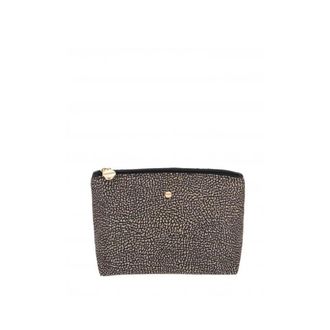Borbonese Femme, Sacs, Noir, Taille: ONE Size Pochette Moyenne