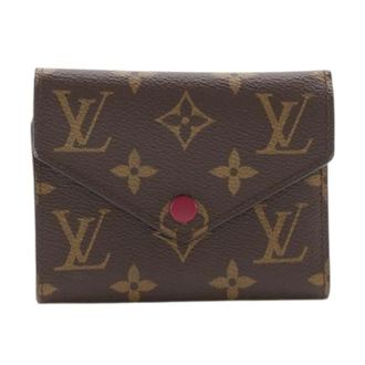 Louis Vuitton Pre-owned Portefeuille Victorine Monogram Trifold Wallet - Femme - Pre-owned - Brun - Taille: ONE Size