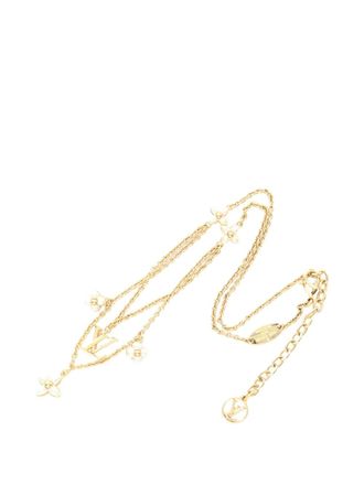Louis Vuitton collier en plaqu&eacute; or LV Floragram (2023)