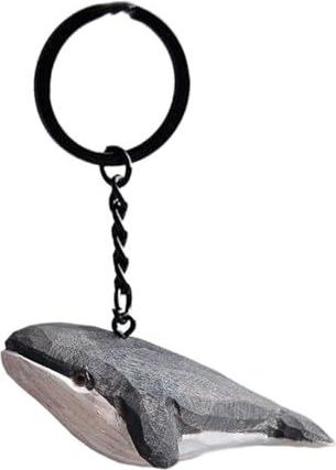 Generic Porte-cl&eacute;s en bois - Adorable pendentif en forme de baleine | Pendentifs artisanaux pour voitures, sacs &agrave; dos, d&eacute;coration pour filles et gar&ccedil;ons, 1, R