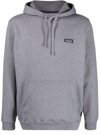 Patagonia hoodie &agrave; patch logo - Gris