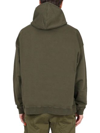 Dsquared2 Mini Logo Cotton-Blend Sweatshirt - Green