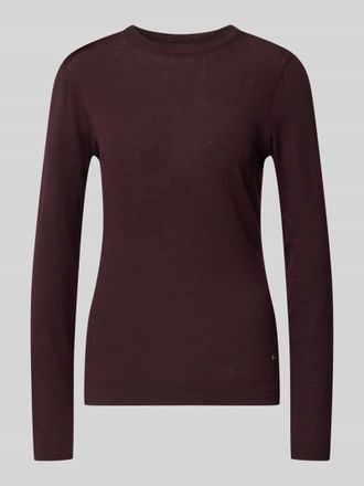 Windsor Longsleeve aus Lyocell-Mix mit Rundhalsausschnitt