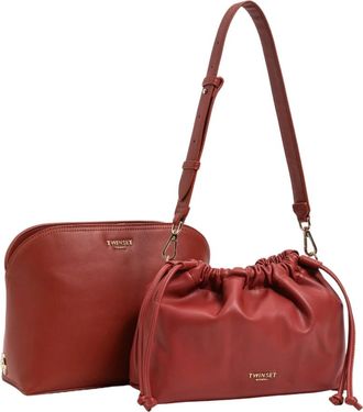 Twinset Femme, Sacs, Rouge, Taille: ONE Size Sac bandouli&egrave;re structur&eacute;